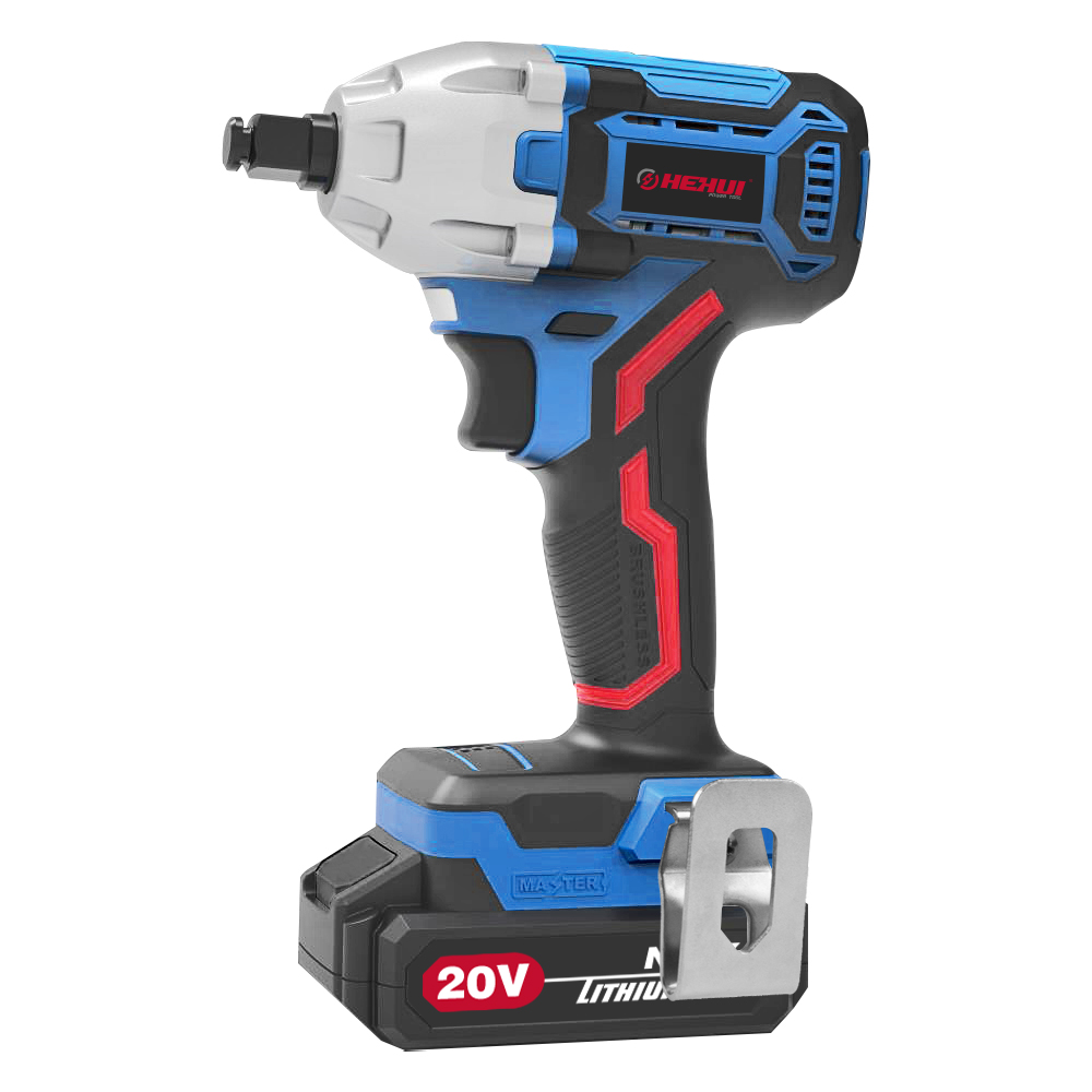 HEHUI Brushless Cordless Impact Wrench 1/2" 20V Battery Powered