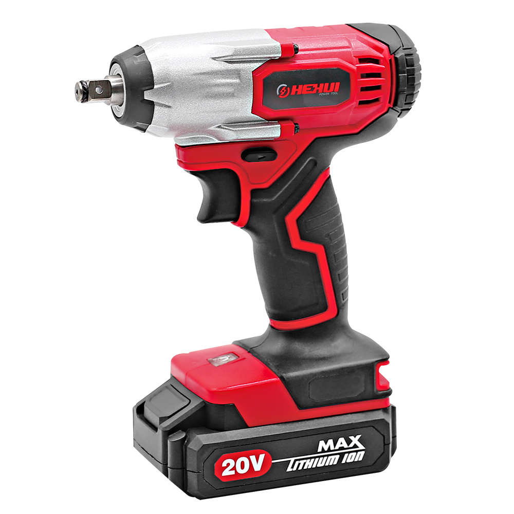HEHUI 20V Cordless Impact Wrench 3/8" Battery Handheld Impact Gun Tool