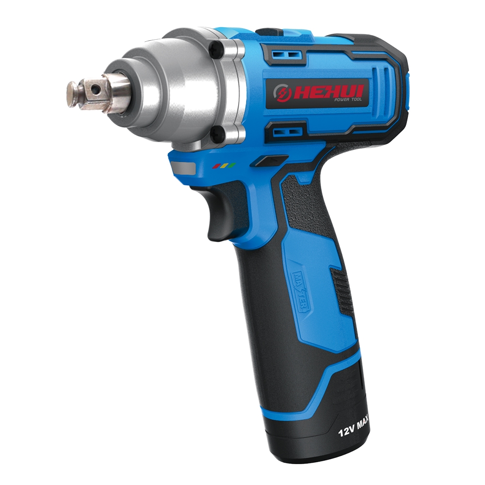 HEHUI 12V Max Cordless Impact Wrench 3/8" Compact Handheld Impact Gun