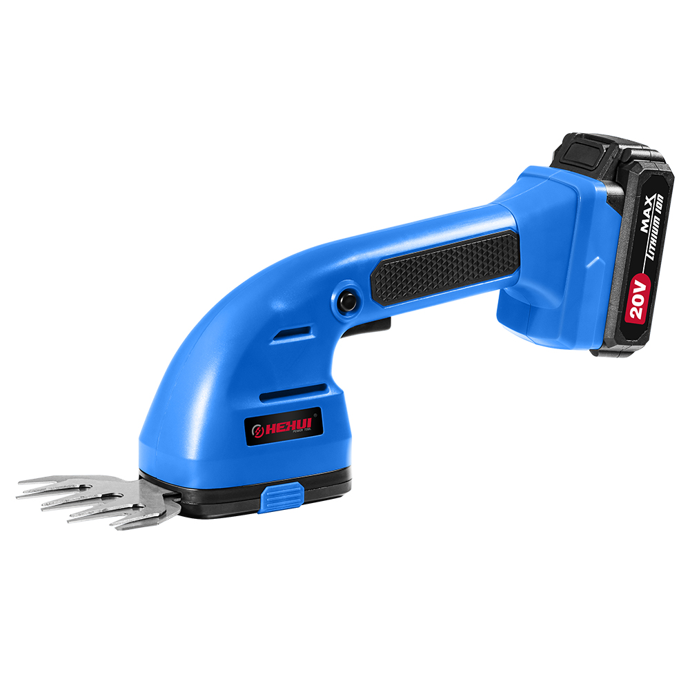 HEHUI 20V Cordless Hedge Trimmer Battery Handheld Small Grass Trimmers