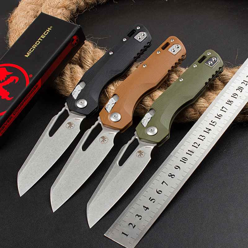 Microtech 4styles Black Donut UTX-70 knives AUTO OTF Knife 3.34" 440C ...