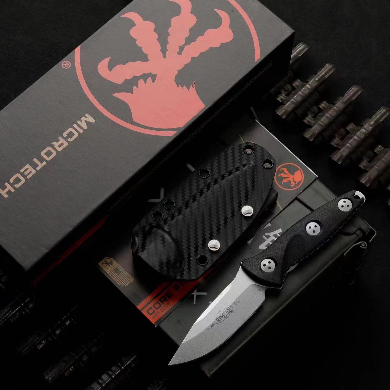 Microtech 4styles Black Donut UTX-70 knives AUTO OTF Knife 3.34" 440C ...