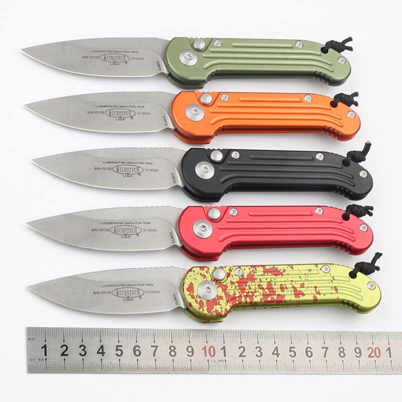 Microtech 4styles Black Donut UTX-70 knives AUTO OTF Knife 3.34" 440C ...
