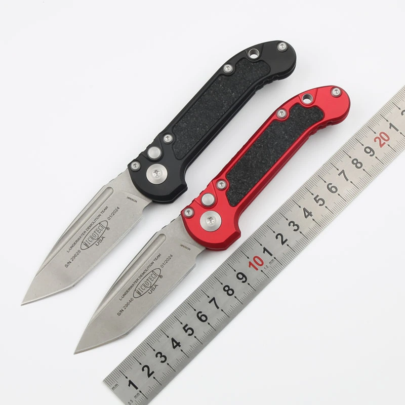 Microtech 4styles Black Donut UTX-70 knives AUTO OTF Knife 3.34" 440C ...