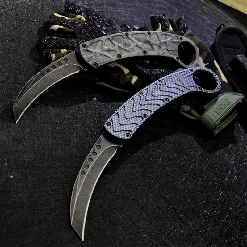 Microtech Spirit bird Claw Karambit AUTO OTF Knife 3.14" 440c Blade ...