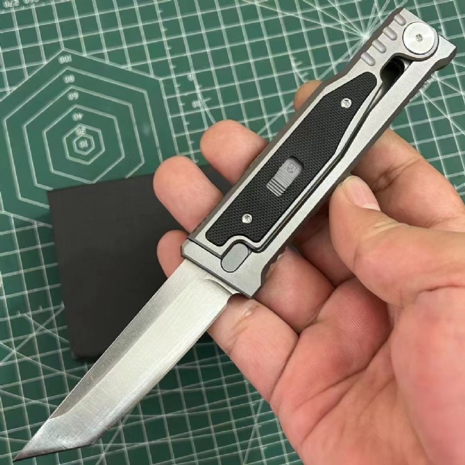 Microtech 4styles Black Donut UTX-70 knives AUTO OTF Knife 3.34" 440C ...