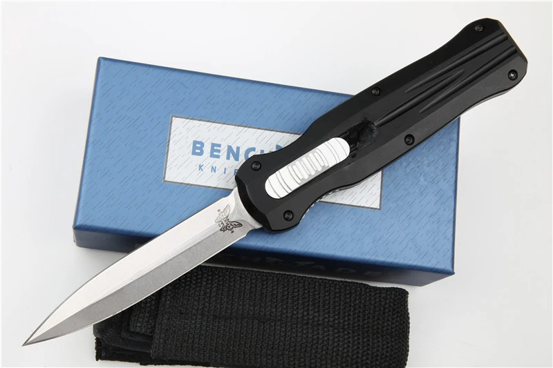 Benchmade 3320 3colors Knife Infidel Dagger AUTO OTF 3.85" D2 Black ...