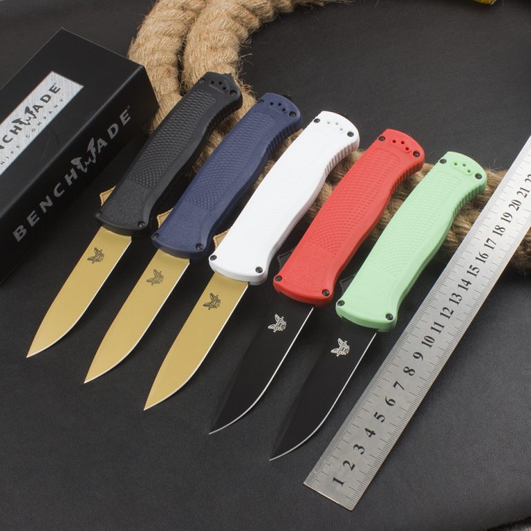 Benchmade PSK Personal Survival Kit Knife AXIS-Assisted Folding 3.38" CPM-MagnaCut Drop Point ...