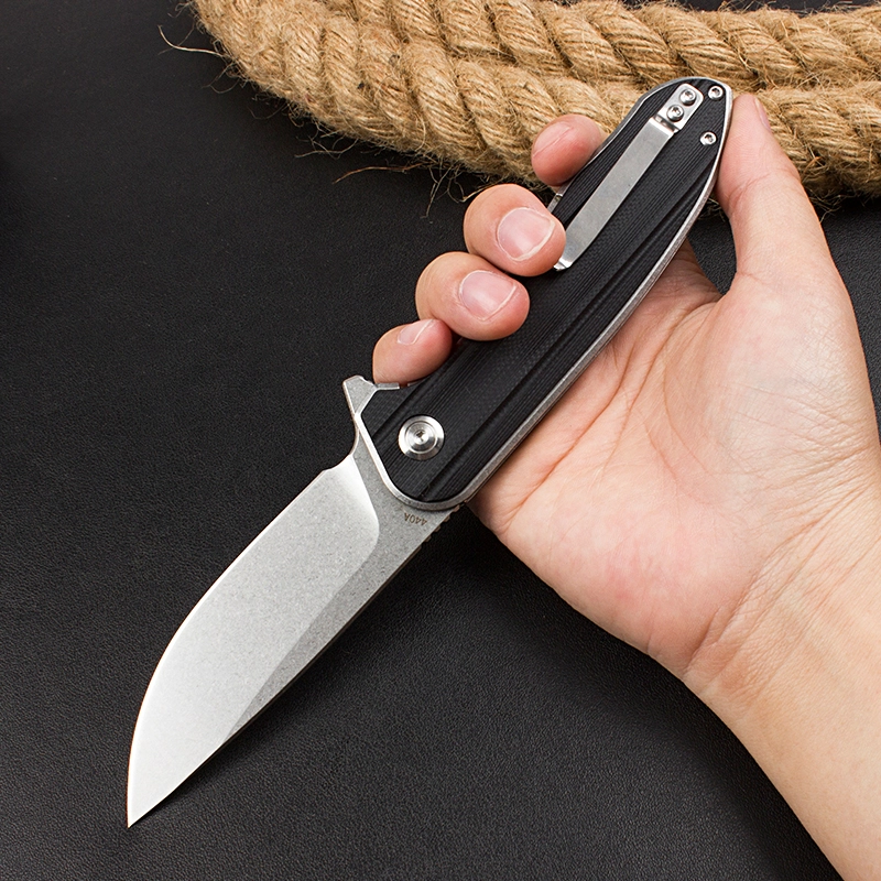 Boker MAGUNM Flipper Folding Knife 3.54" 440A Satin Blade, G10 Handles