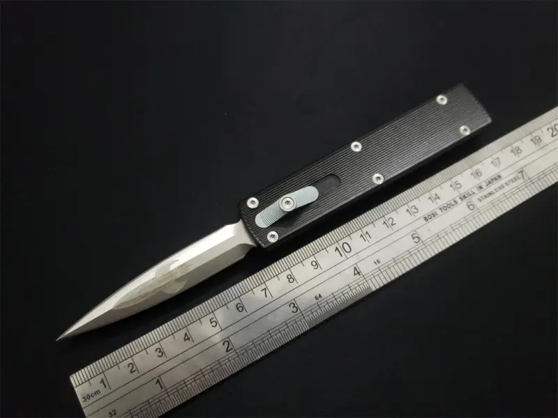 Microtech 4styles Black Donut UTX-70 knives AUTO OTF Knife 3.34" 440C ...