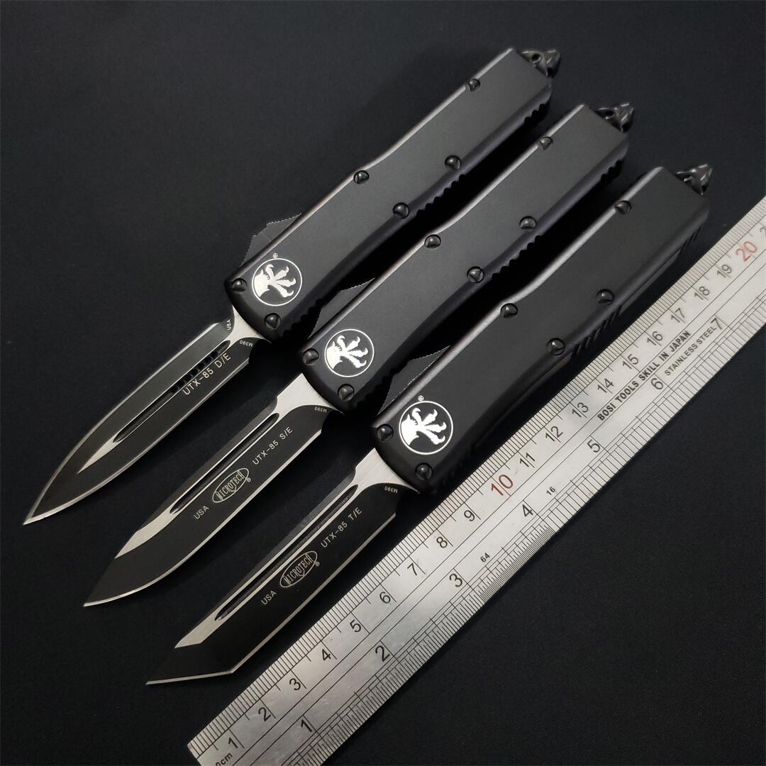 Microtech 4styles Black Donut UTX-70 knives AUTO OTF Knife 3.34" 440C ...