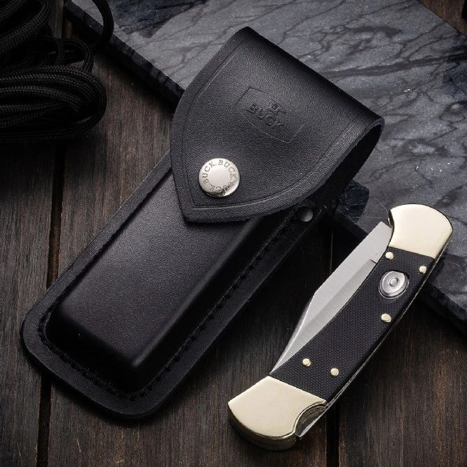 Buck 112 AUTO Elite Ranger Folding Knife 2.95" S30V Plain Blade, Black ...