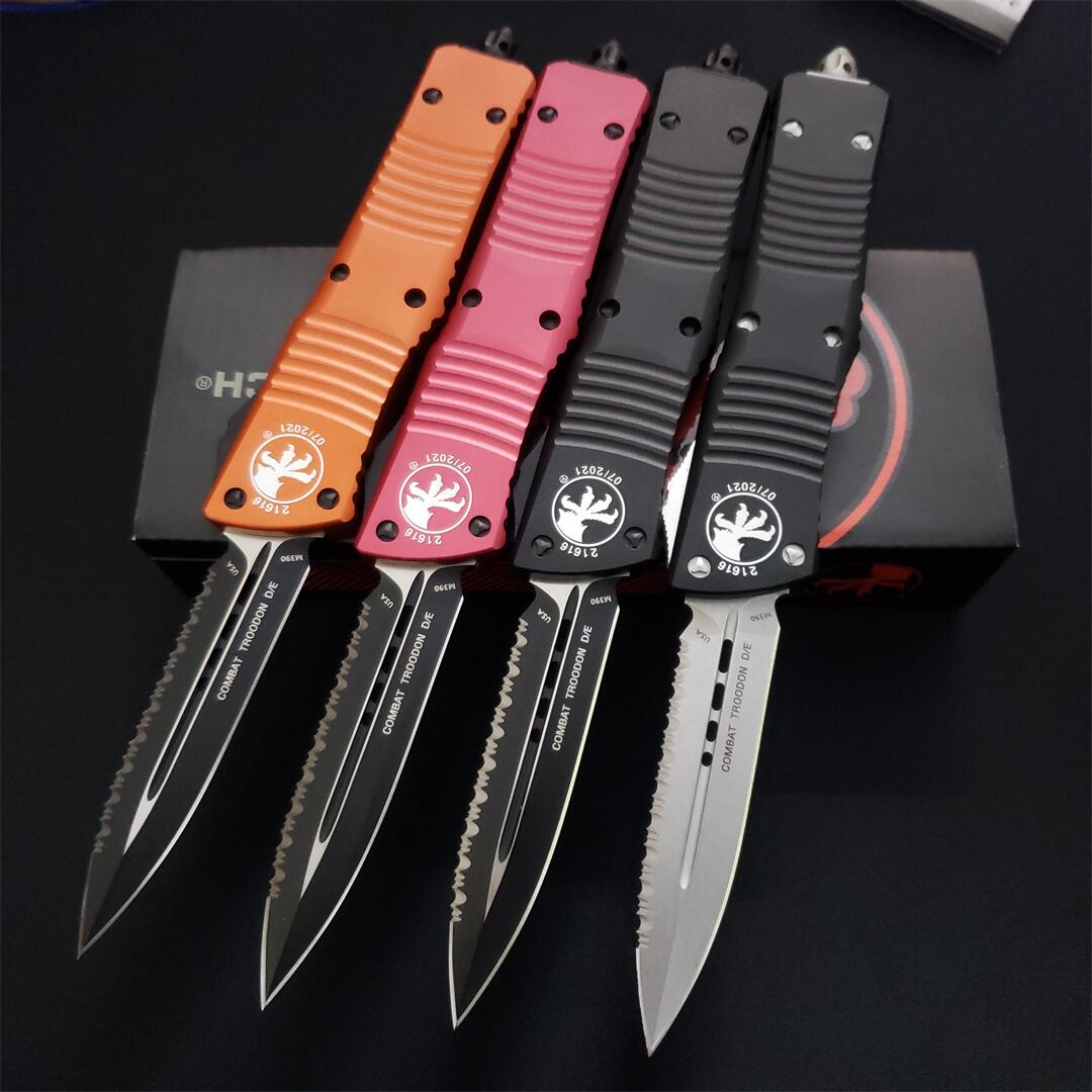 Microtech 4styles Black Donut UTX-70 knives AUTO OTF Knife 3.34" 440C ...