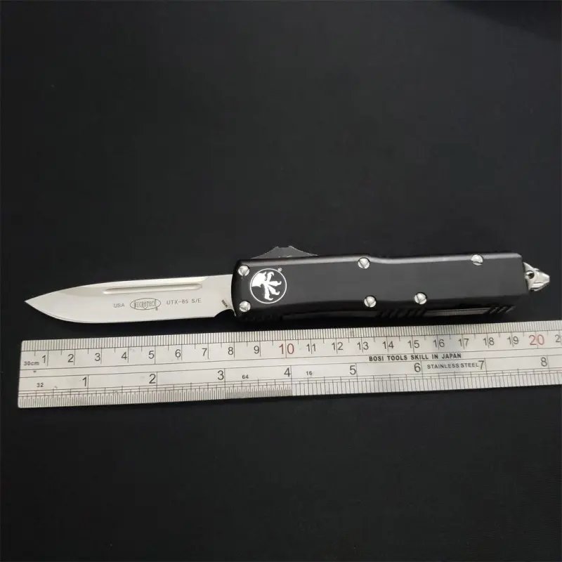 Microtech 4styles Black Donut UTX-70 knives AUTO OTF Knife 3.34" 440C ...