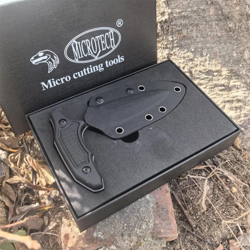 Microtech Black Claw karambit Knives Tactical Fixed Blade Knife