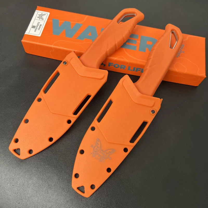 Benchmade BM Knives Water Fixed Blade Dive Knife 4.32" CPM-MagnaCut ...