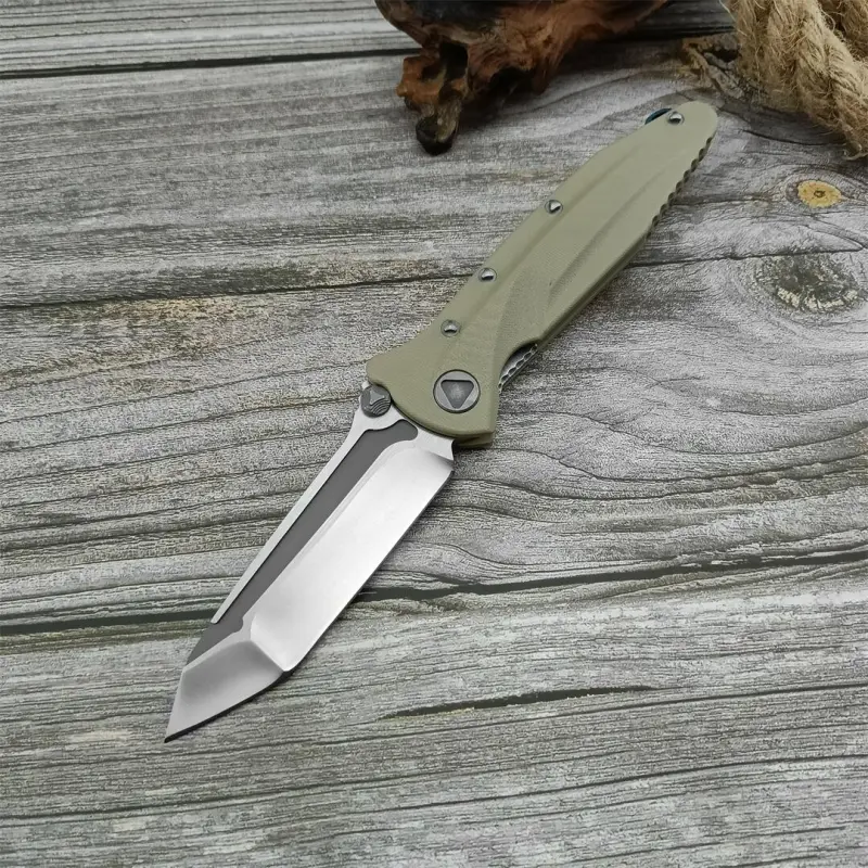 Microtech Delta Force Knife 3.86" D2 Folding Blade, G10 Handles