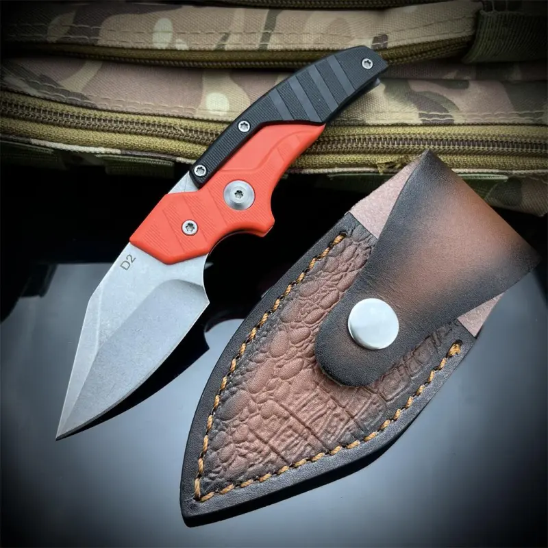 Dual Use Knives variant Folding Blade Knife 2.28'' D2 Drop point Blade ...