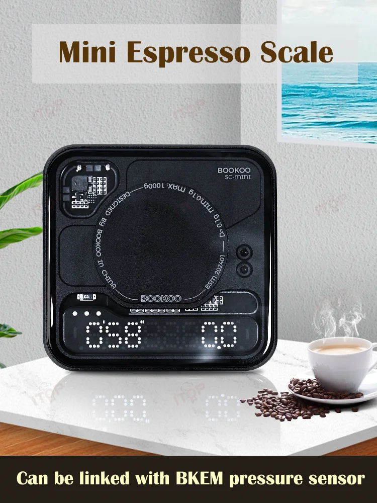 IT-BKEM\IT-BKCS Mini Bluetooth Coffee Scale Espresso Extraction Scale ...