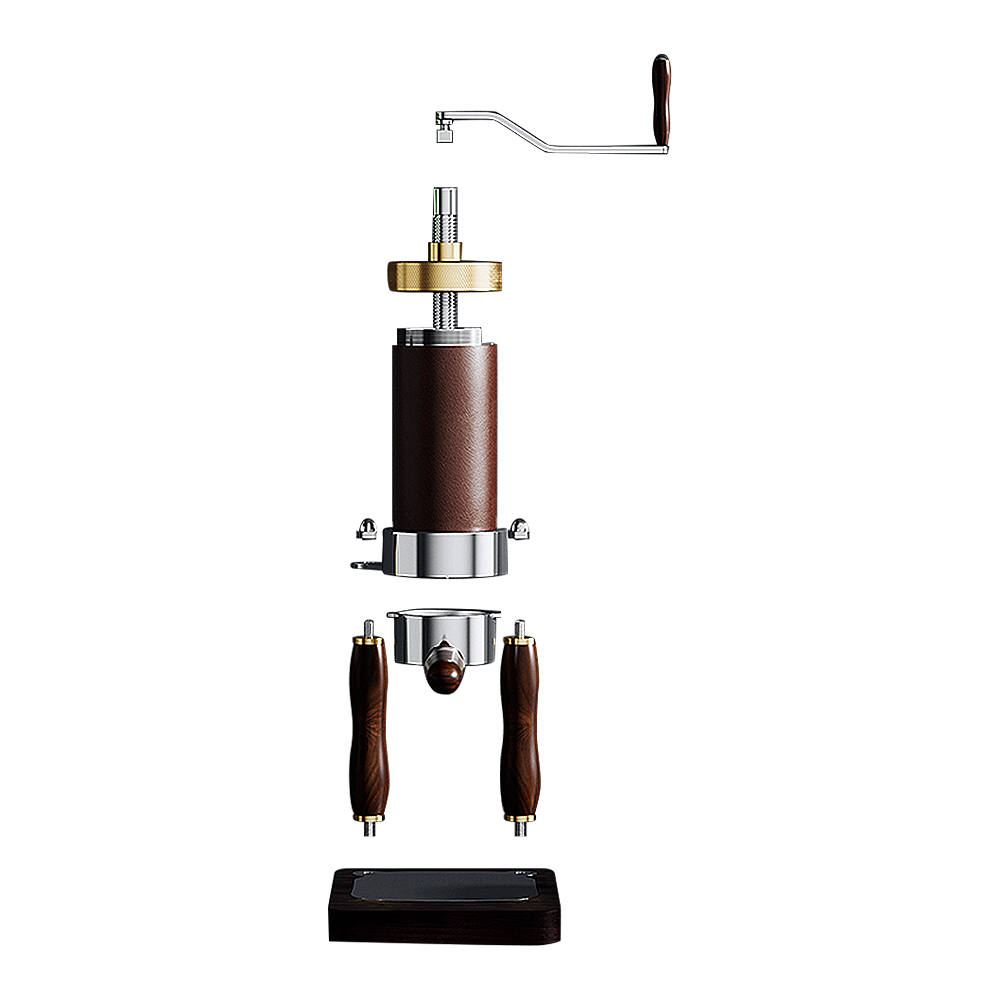 Alm Kopi Espresso-SYP Manual Spinning Espresso Maker Manual Pneumatic ...