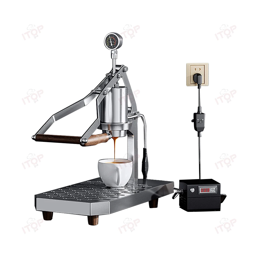 Alm Kopi Espresso-ghost Manual Lever Espresso Maker With Temperature ...