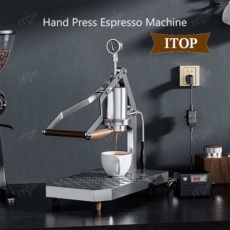 Alm Kopi Espresso-ghost Manual Lever Espresso Maker With Temperature ...