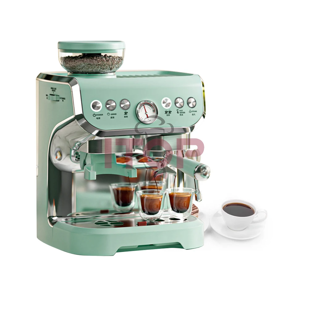 IT-CM1-S/IT-CM2-D Household Restaurant Espresso Cappuccino Coffee Maker ...