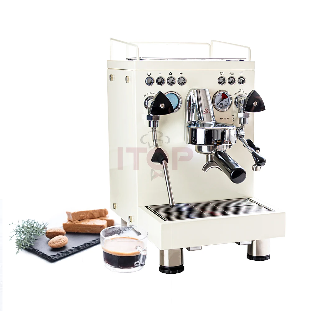 IT-SCM310 Home Small Semi-Automatic Pull Flower Steam Coffee Machine
