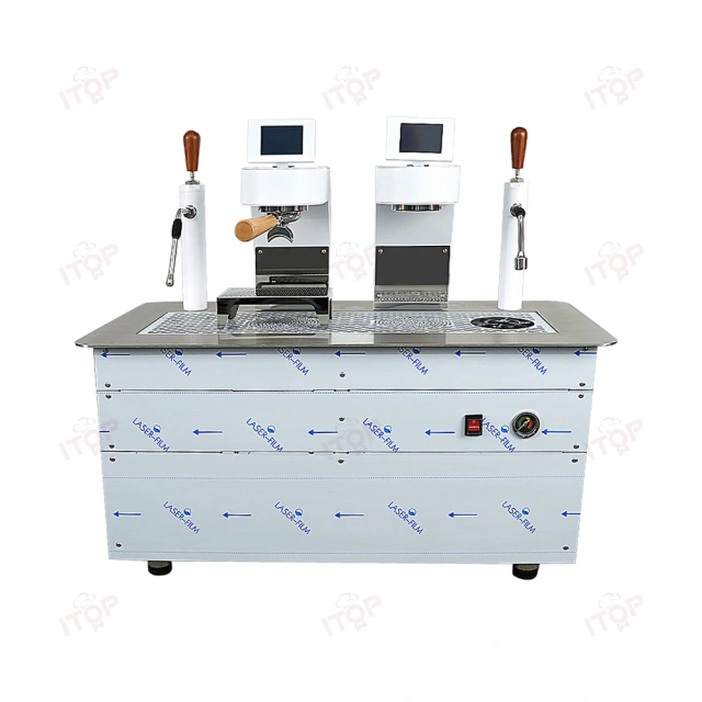 IT-BC-1 Two Group Desktop Espresso Commercial Coffee Machine/under ...