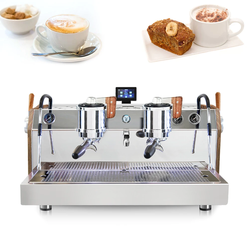 IT-CM4350 Restaurant Coffee Shop Double Head Coffee Machine For Cafe