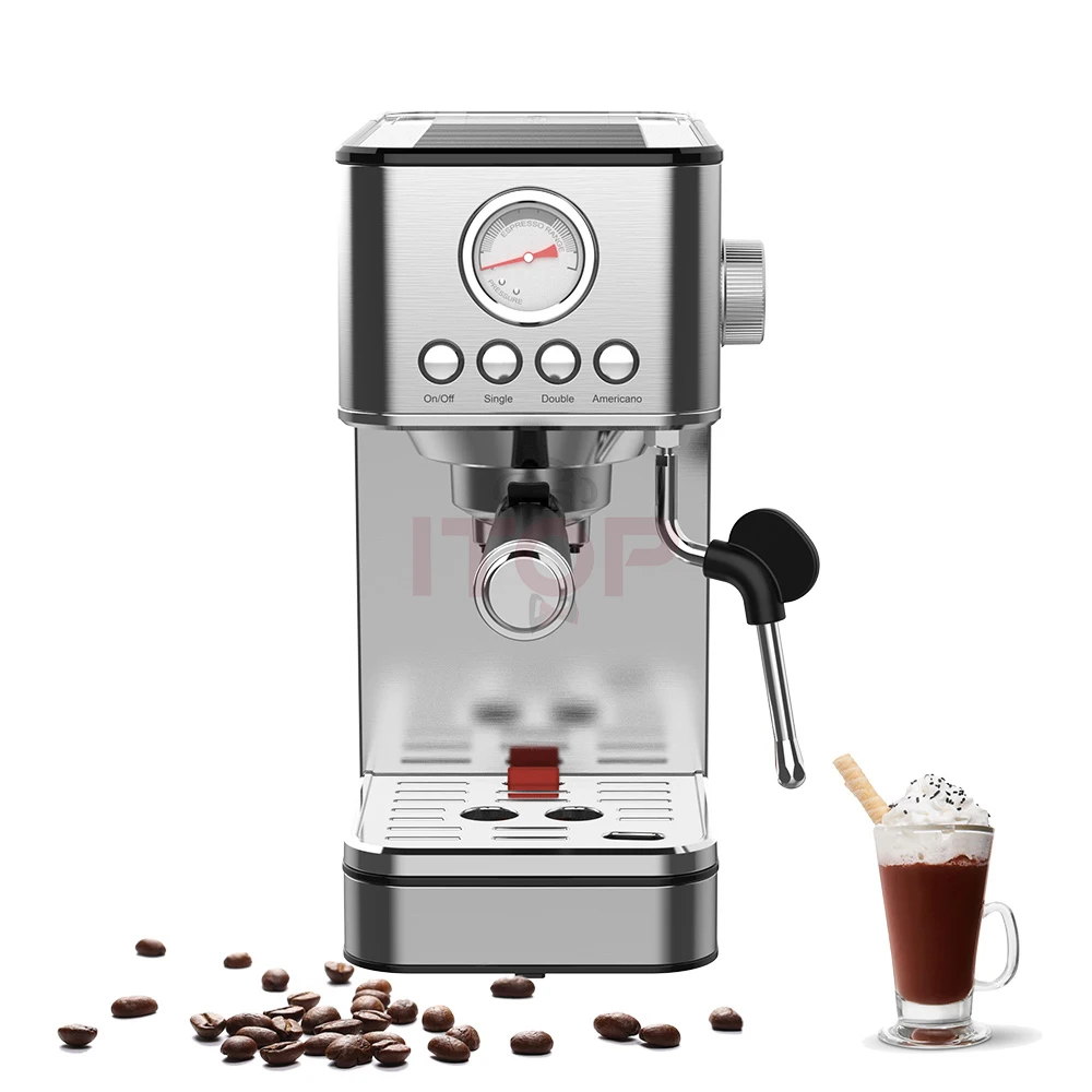 IT-CM48 Semi-automatic Steam Coffee Machine Milk Frother