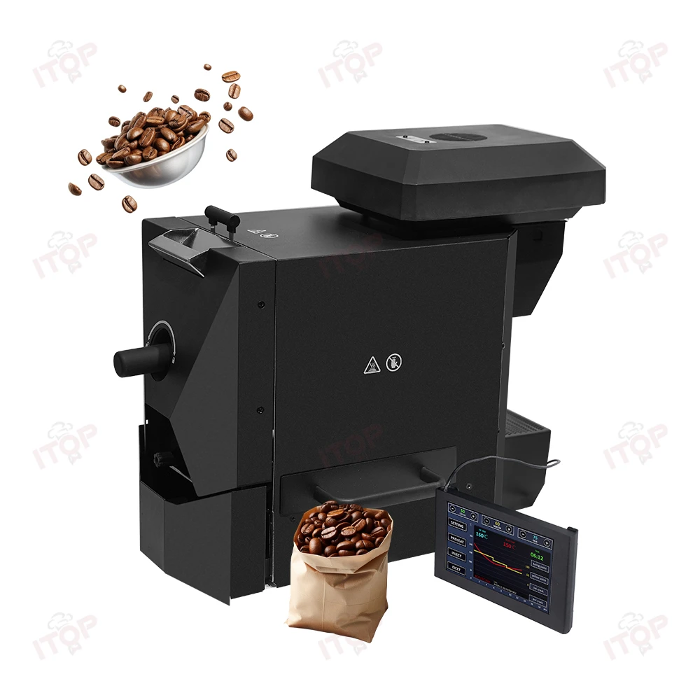 IT-CBR-1.5 Perfect Performance 1000w Drum Type Automatic Coffee Roaster