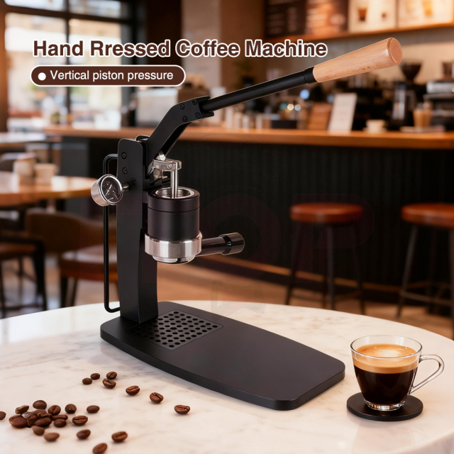 Lever Pull Manual Stainless Steel Espresso Coffee Machine Electric ...