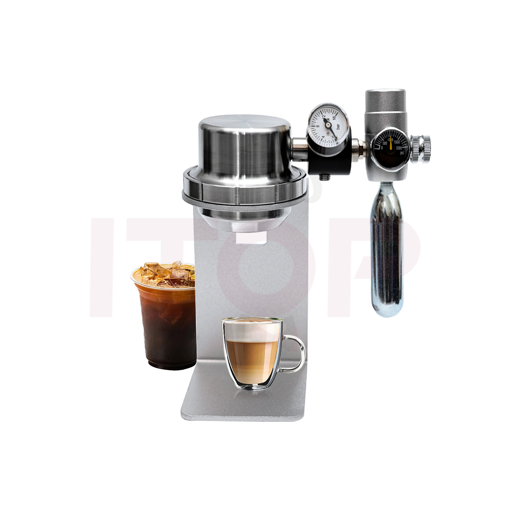 304 Stainless Steel Air Pressure Bin Portable Pneumatic Coffee Maker ...