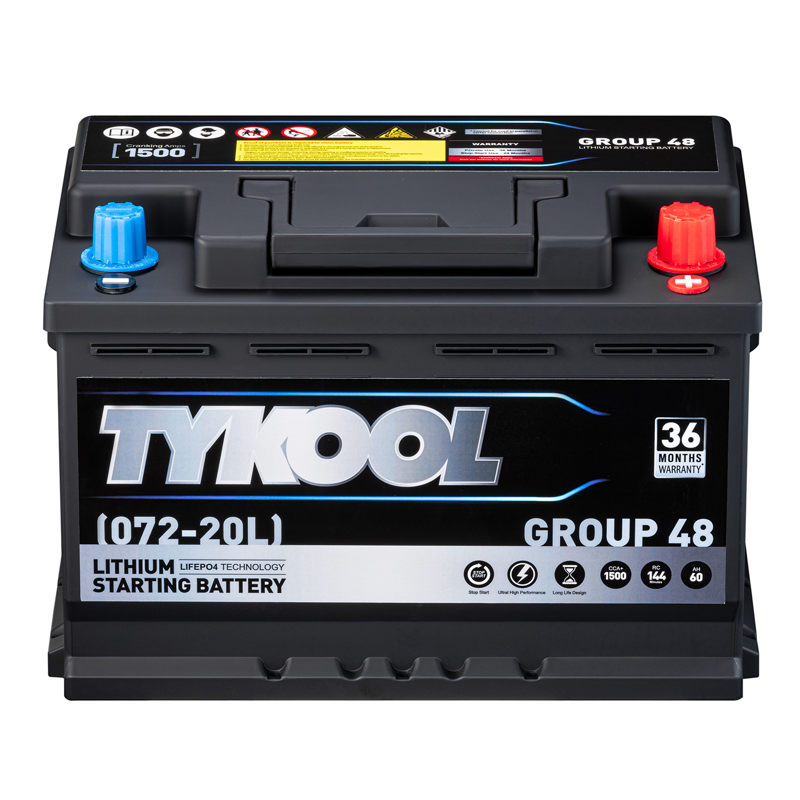 Auto Lithium Battery 072 20L