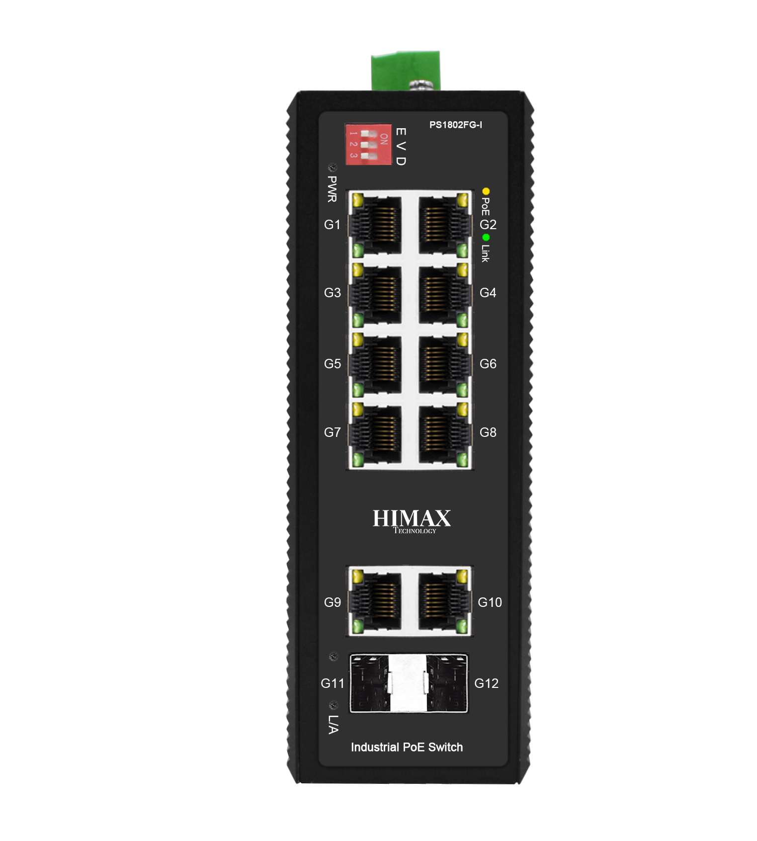 PS1802FG-I Himax Industrial PoE Switch, Himax network switch, himax poe switch