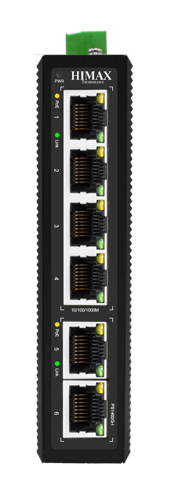 PS1402G-I Himax Full Gigabit Industrial PoE Switch, himax poe switch, himax network switch