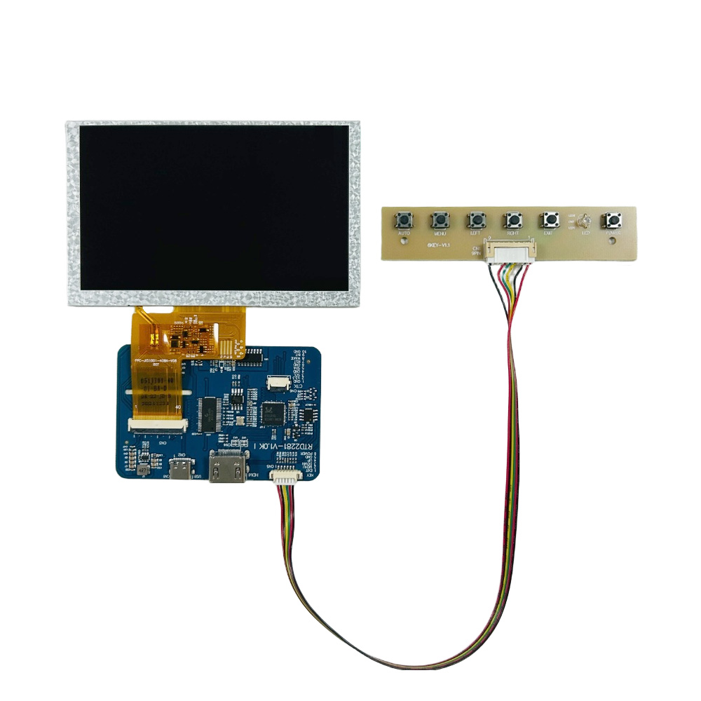 High Brightness 5" 1024×600 40PIN RGB 1000nit LCD Module