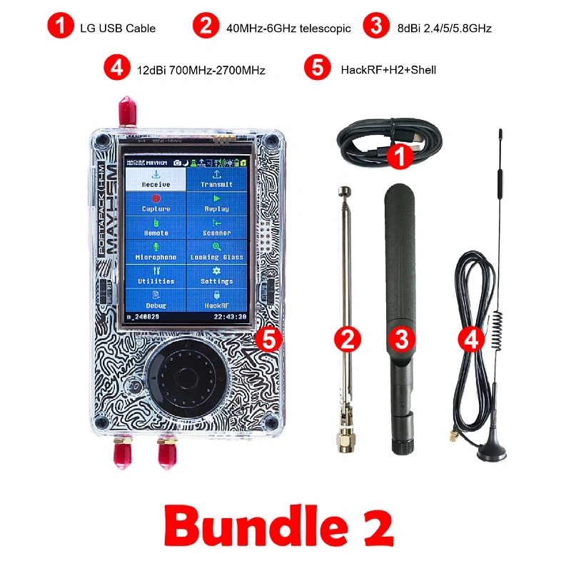 H4m Spectrum Analyzer Hackrf One And Portapack