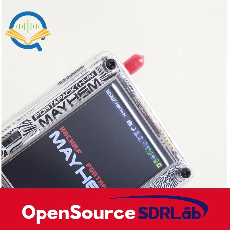 OpenSourceSDRLab Portapack H4M Spectrum Analyzer and Transparent Shell ...