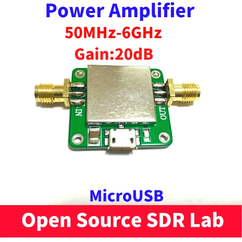 OpenSourceSDRLab 50M-6GHz Power Amplifier - Best Audio Amplifier for RF ...