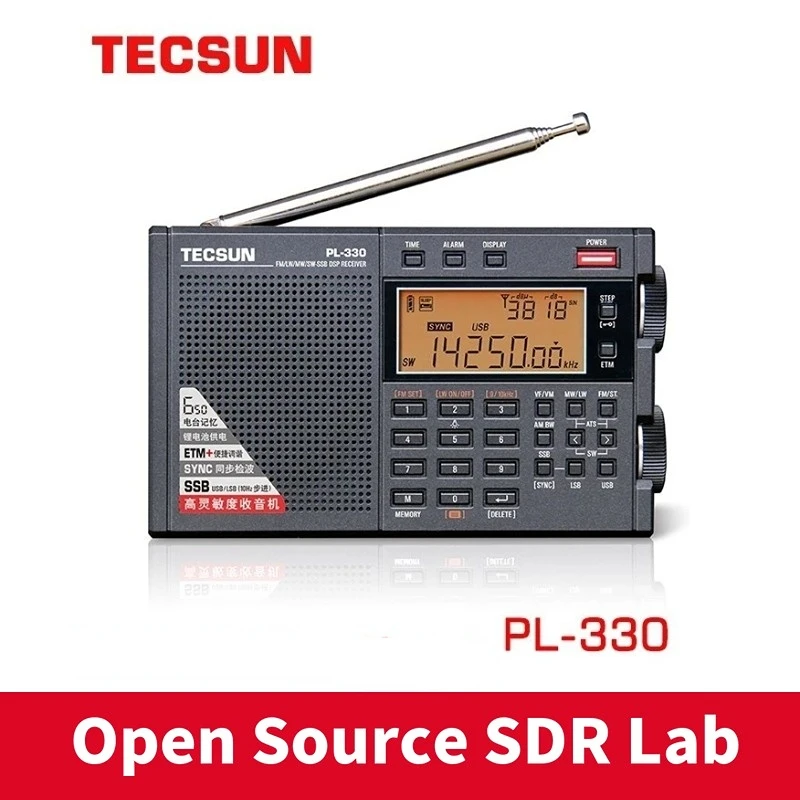 Tecsun PL-330 FM Portable LW/SW/MW Single Sideband Full Band Radio ...