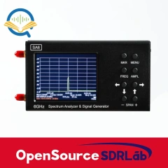 SA6 Portable Spectrum Analyzer Signal Generator 3.2 inch Touched Screen Handheld Spectrum ...