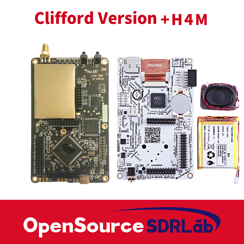 Clifford Heath 2025 R10 + Version HackRF One and Portapack H4M