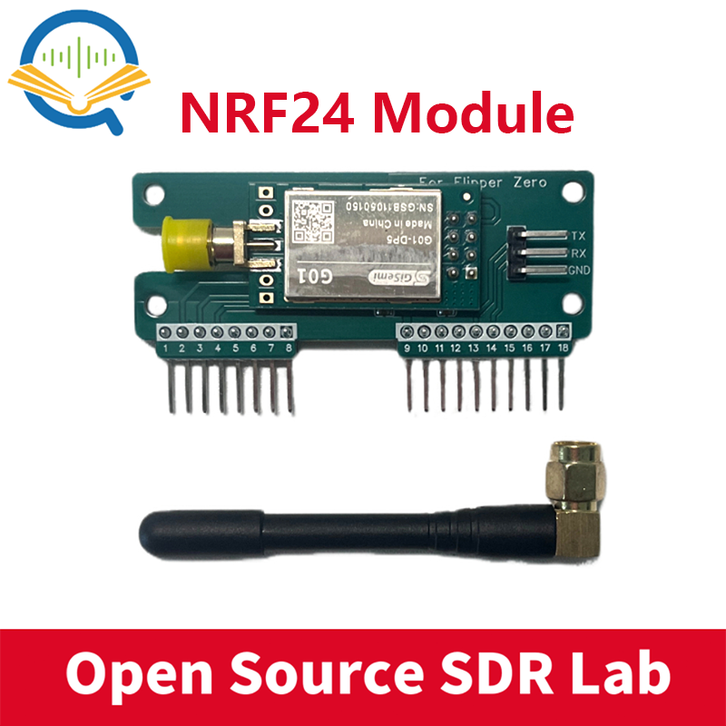 Improved Version NRF24 Module and GPIO For Flipper for Sniffer and ...