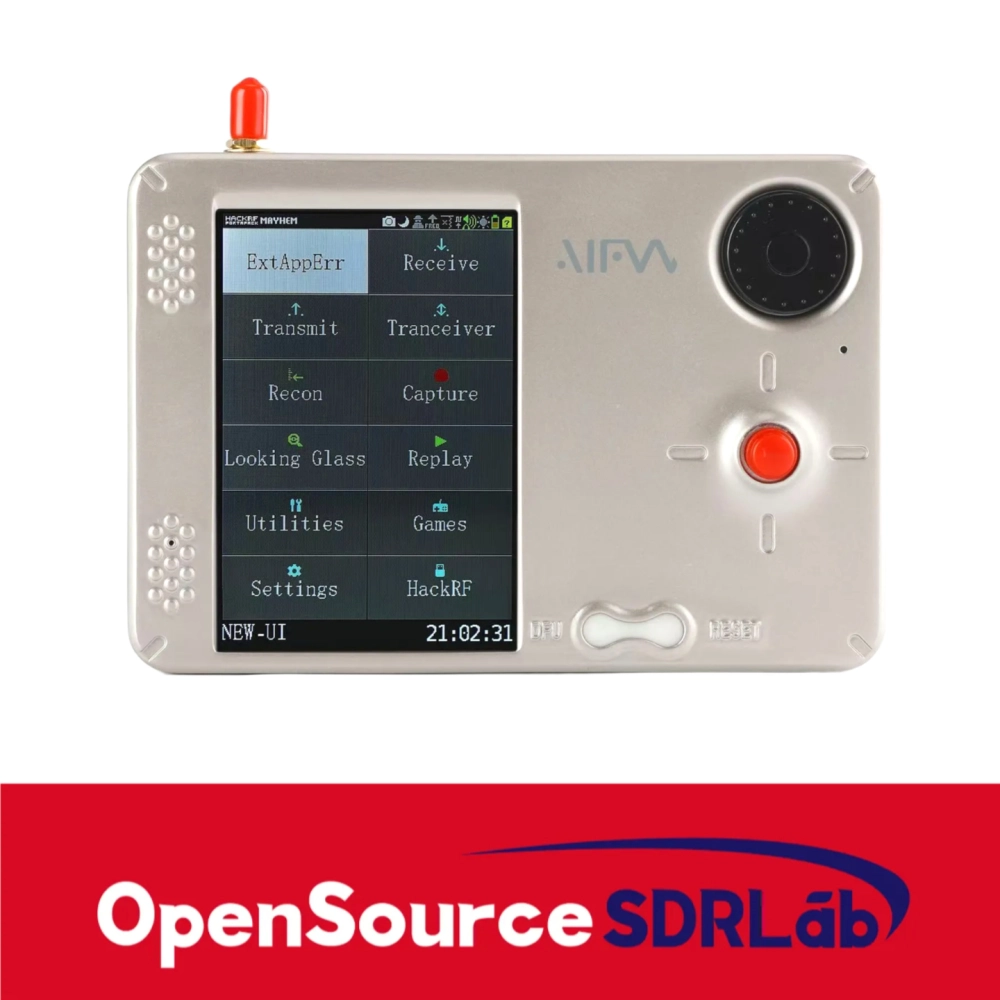 OpenSourceSDRLab PortaRF - HackRF One and PortaPack H4M Combined Gadget ...