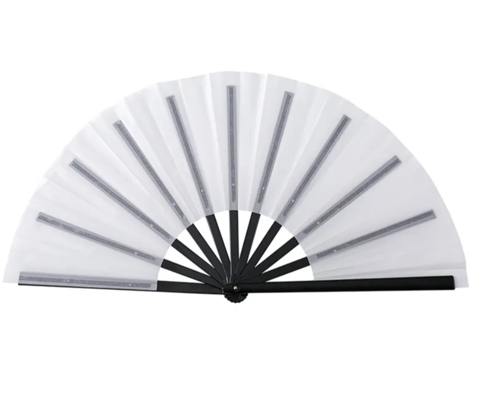 Line Dance Fan Plastic Stage Folding Fan