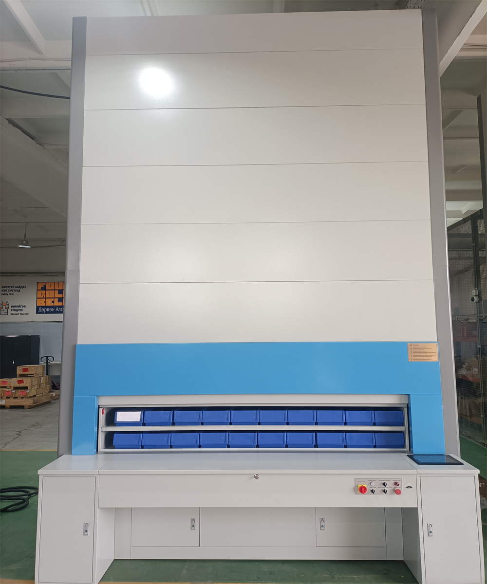 Automated vertical storage rack systems