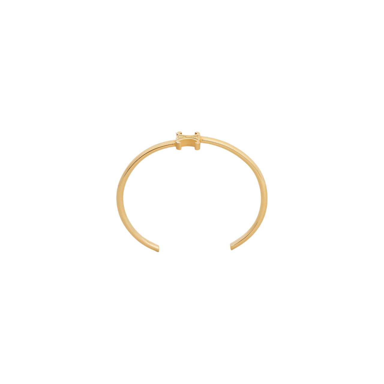 Triomphe Asymmetric Cuff in Brass