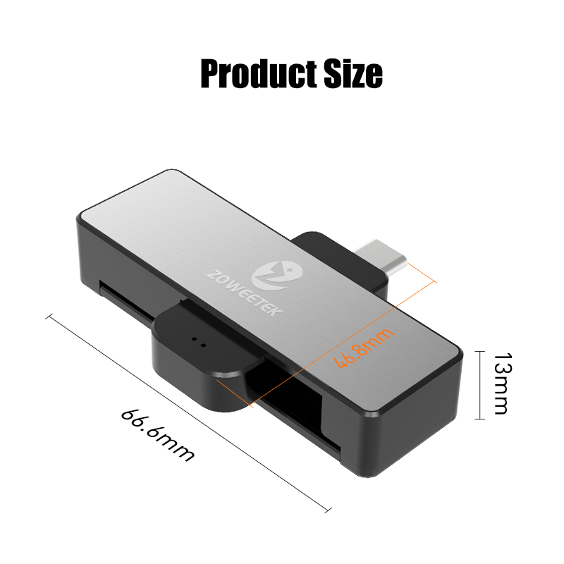 Zoweetek Smart Card Reader – EMV Credit Card Reader USB